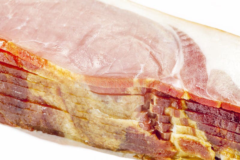 Hinterschinken stockfoto. Bild von speck, fett, frühstück - 27315344