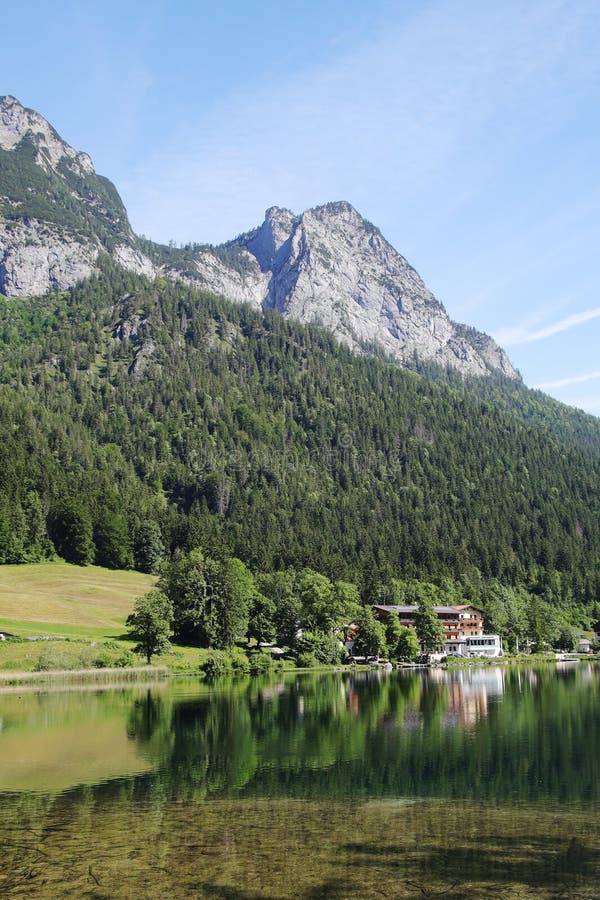 Hintersee Lake in Ramsau, Berchtesgaden, Germany Stock Photo - Image of ...