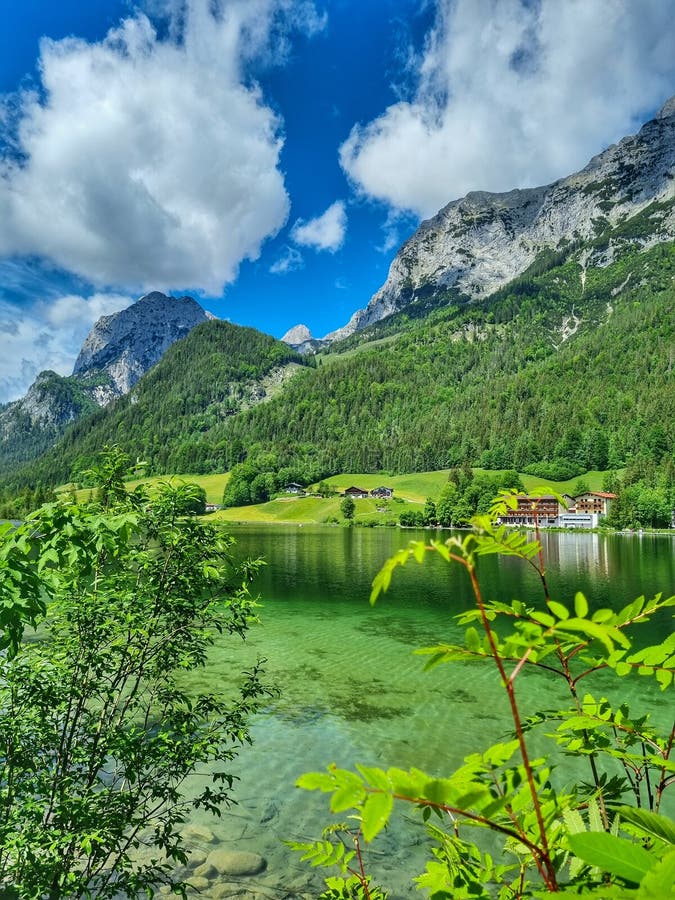 Hintersee Zauberwald stock image. Image of alpen, hintersee - 265872395