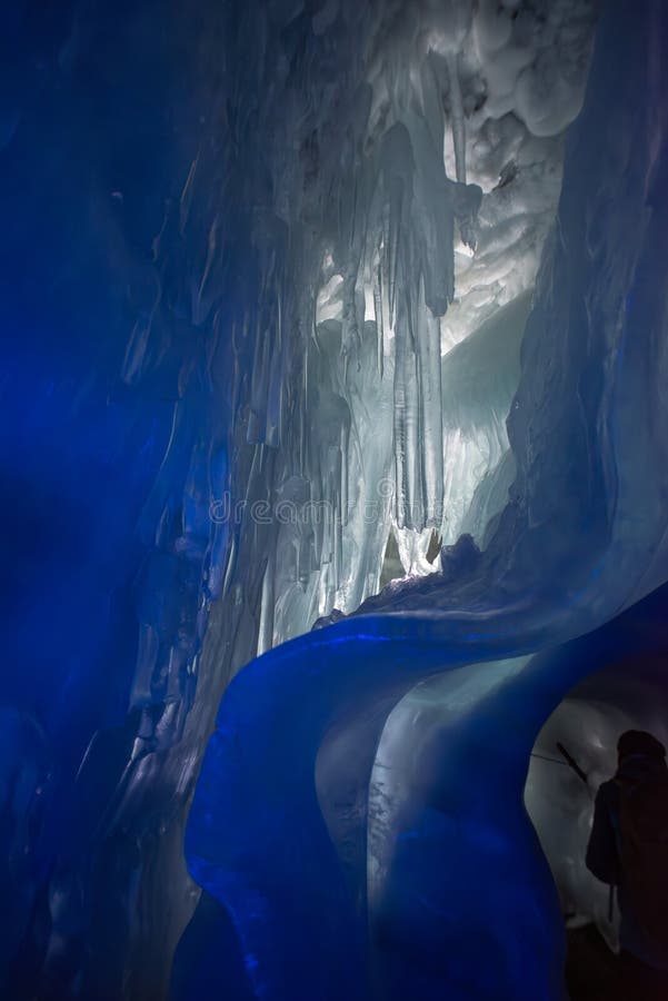 HINTERTUX, AUSTRIA - SEPTEMBER 10, 2023 - Great Ice Formation in a ...