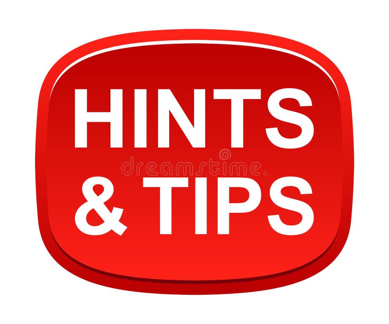 Hints and tips stock vector. Illustration of bulb, hints - 120173550