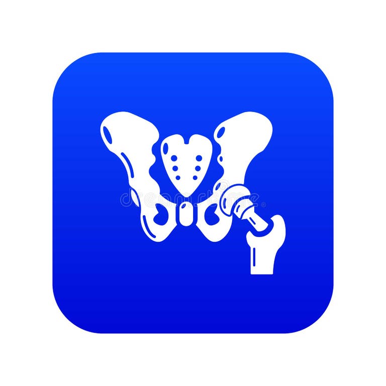 Hip Bone Icon, Simple Style. Stock Vector - Illustration of anatomy ...