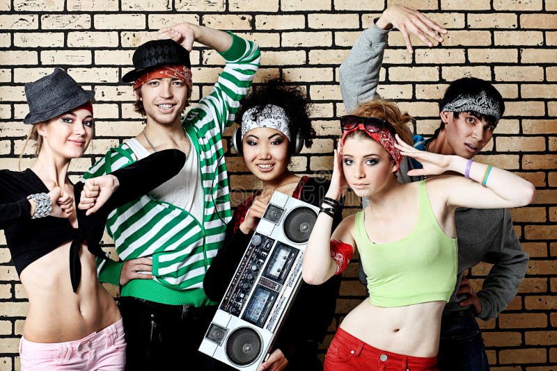 Hip-hop band stock image. Image of ethnicity, music, cultural - 14743895