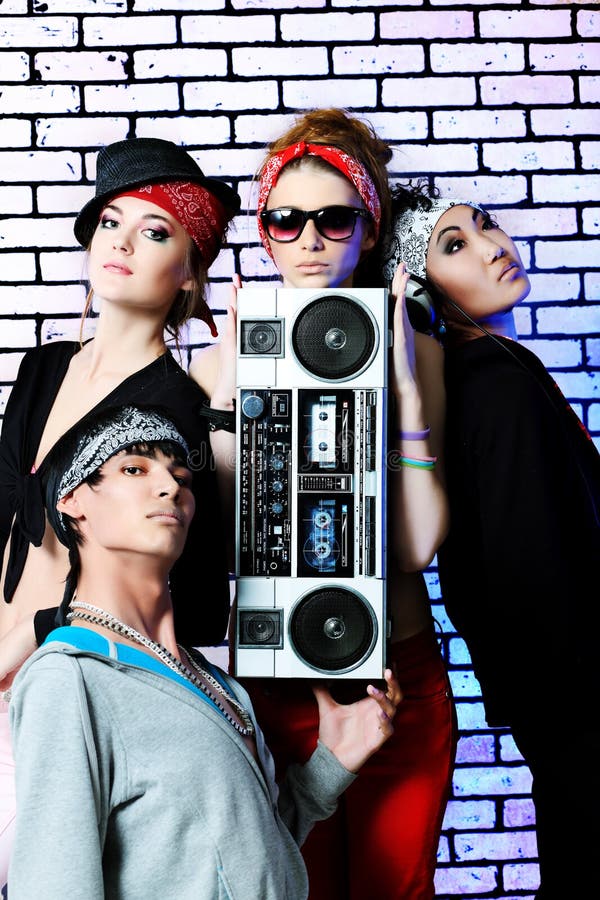 Hip-hop band stock image. Image of ethnicity, music, cultural - 14743895
