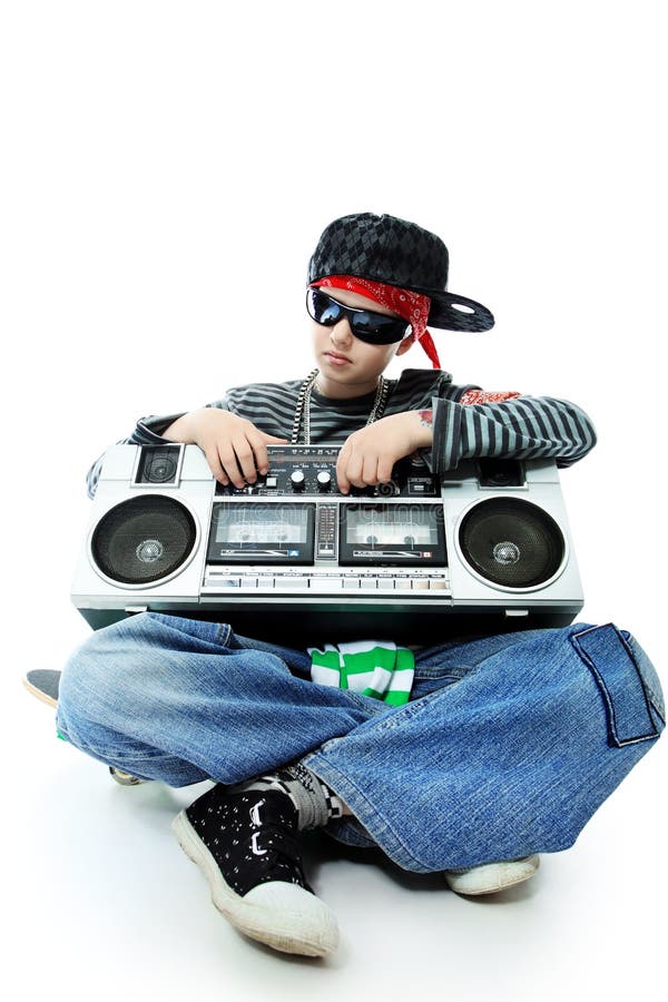 Young Man Dancing Hip Hop Style Stock Image - Image of lifestyle, male ...
