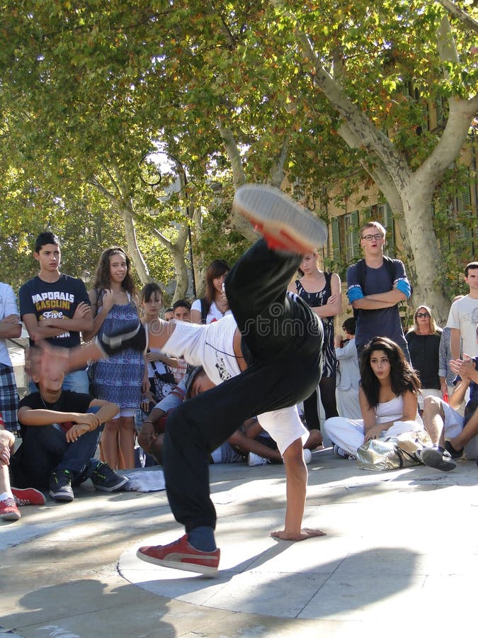 Hip-Hop Breakdancers Compete in Pairs, Editorial Photo - Image of ...