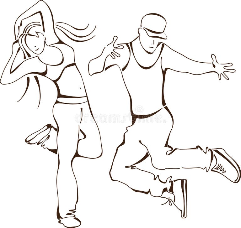 Hip Hop Dance Set Icon People Stock Illustrations – 179 Hip Hop Dance ...
