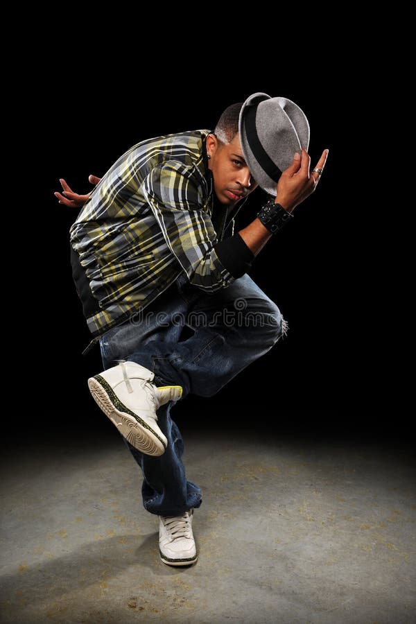 Hip Hop Dancer with Hood stock photo. Image of casual - 10344358