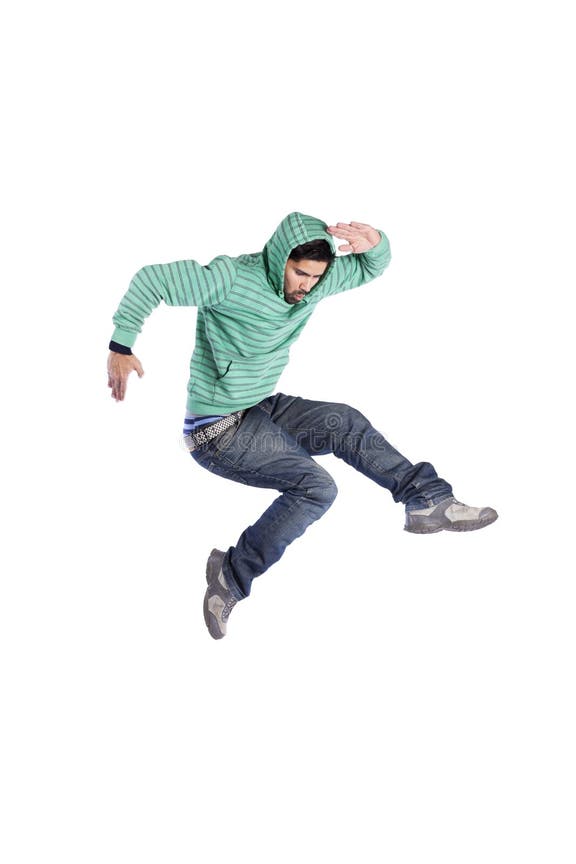 Hip hop dancer stock image. Image of casual, falling - 18304601