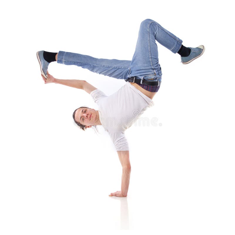 Hip Hop Dancer on Head Stand Stock Image - Image of stylish, stand: 8621213