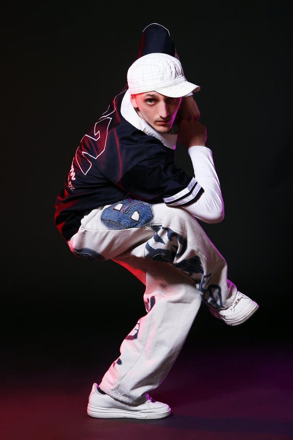 Hip hop dancer in dance stock image. Image of black, casual - 15649185