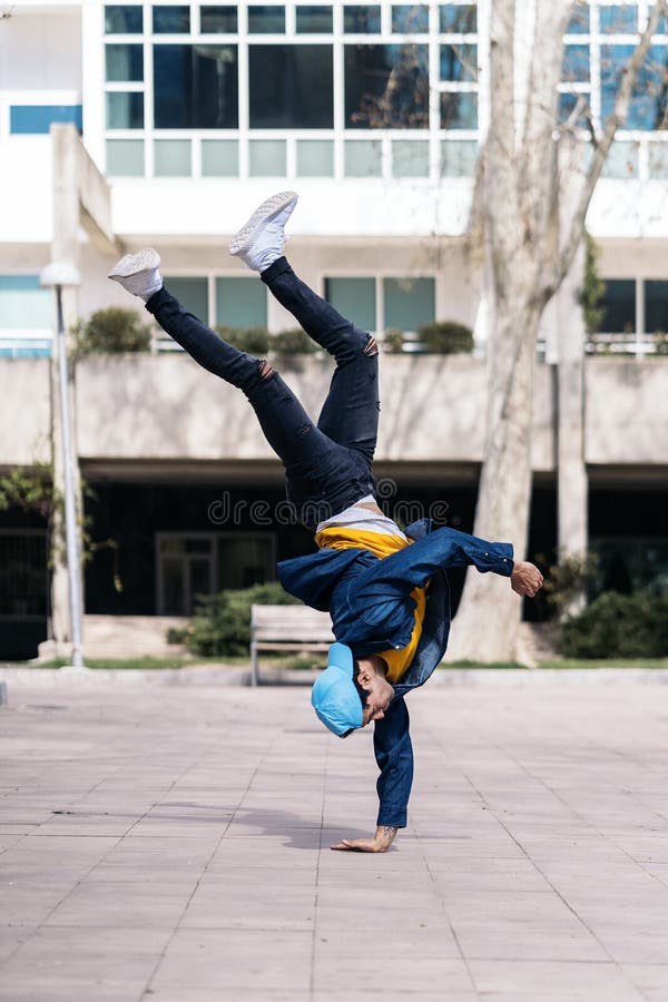 Hip Hop Dancer in the Park stock image. Image of front - 264958567