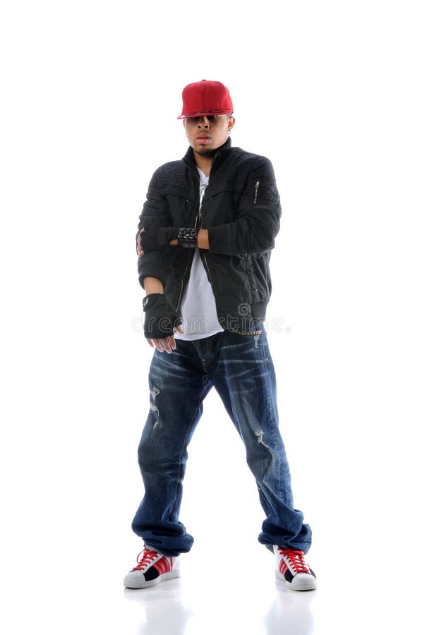 Young Man Dancing Hip Hop Style Stock Image - Image of lifestyle, male ...