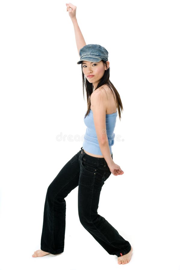 Hip Hop Dancing stock image. Image of pretty, asian, model - 3688939