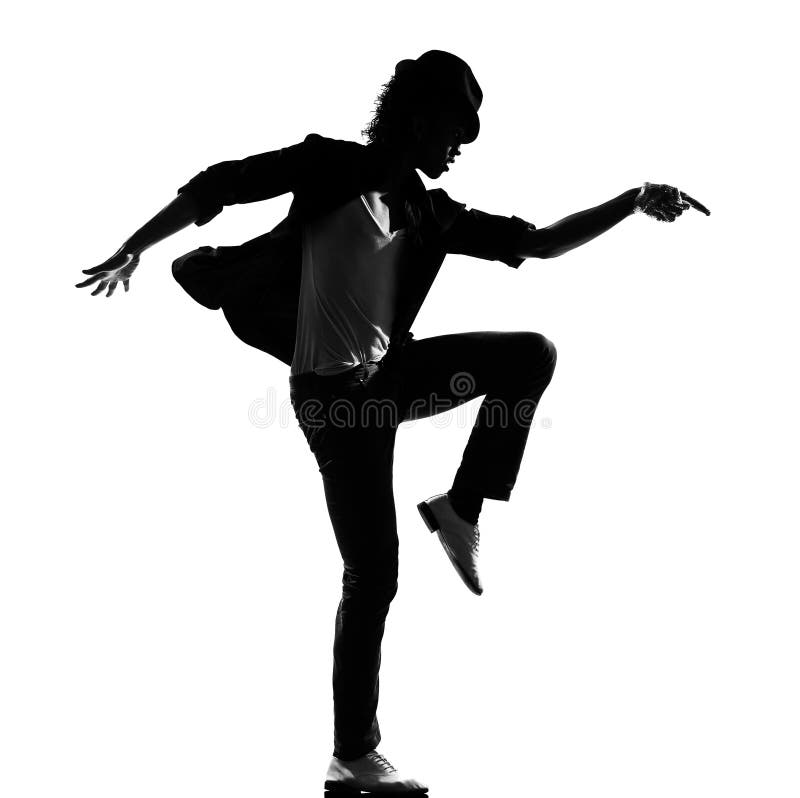 Hip Hop Funk Dancer Dancing Man Stock Image - Image of funky, cutout ...