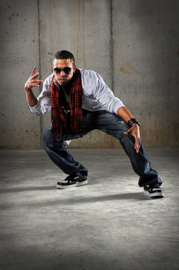 African American Young Black Man Rap Stock Photo - Image of star ...