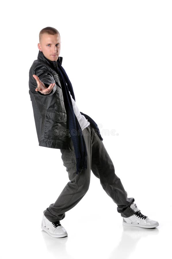 Hip Hop Style Dancer stock photo. Image of jump, male - 7969330