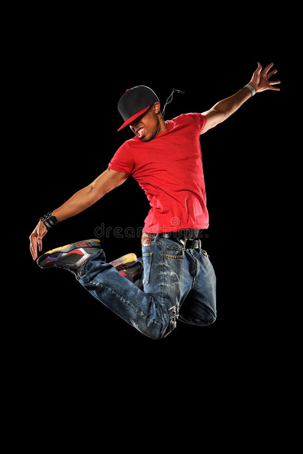 Hip Hop Man Jumping stock image. Image of movement, adult - 26909977