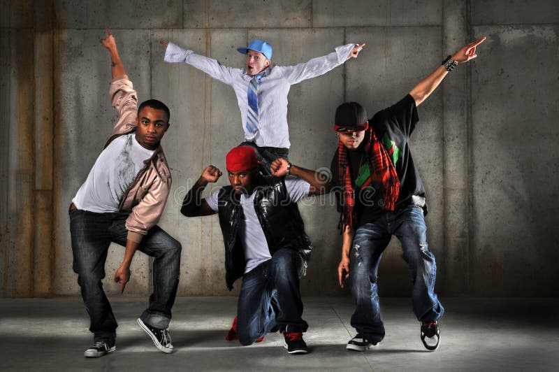 Hip Hop Men Performing stock image. Image of persons, acting - 8063951