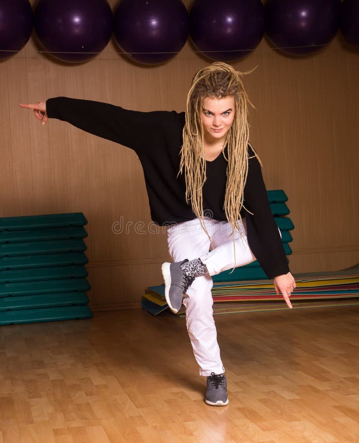 Hip-hop is Shown by Interesting Dance Stock Image - Image of female ...