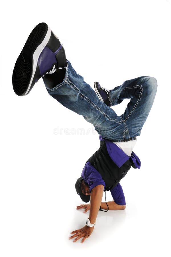 Hip Hop Dancer on Head Stand Stock Image - Image of stylish, stand: 8621213