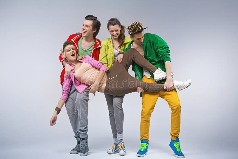 Hip-hop Teenagers Making Funny Poses Stock Photo - Image of male, adult ... Hip-hop Teenagers Making Funny Poses Stock Photo - Image of male, adult ...