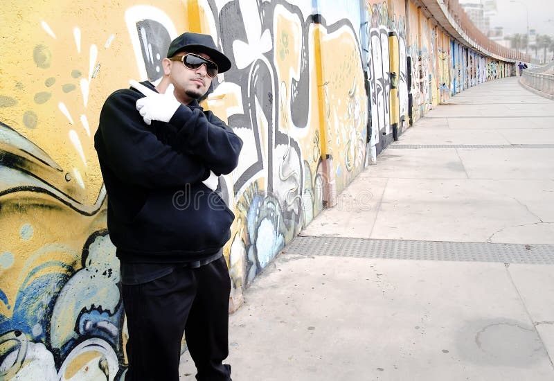 Hip-hop urban portrait editorial stock photo. Image of cool - 17038698