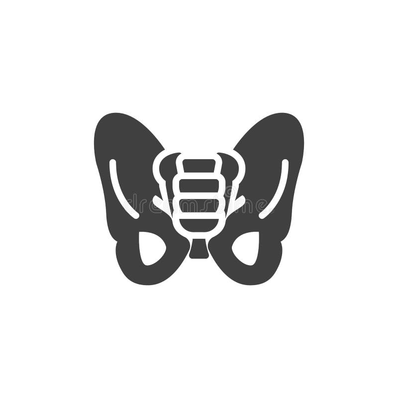 Hip joint vector icon stock vector. Illustration of pictogram - 161663187