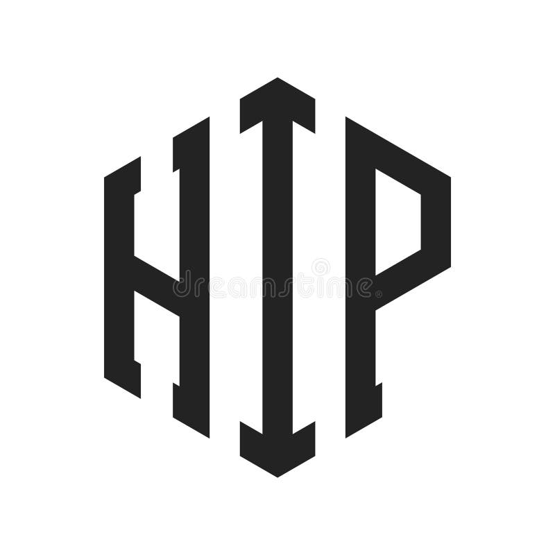HIP Logo Design. Initial Letter HIP Monogram Logo Using Hexagon Shape ...