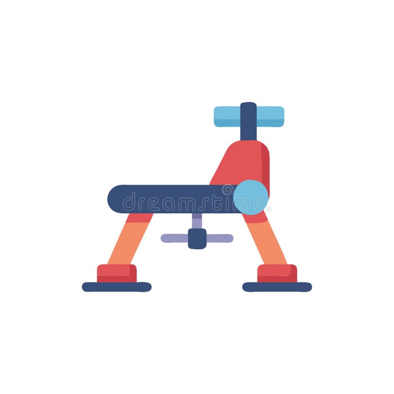 Hip Thrust Machine for Lower Body Training Stock Photo - Illustration ...