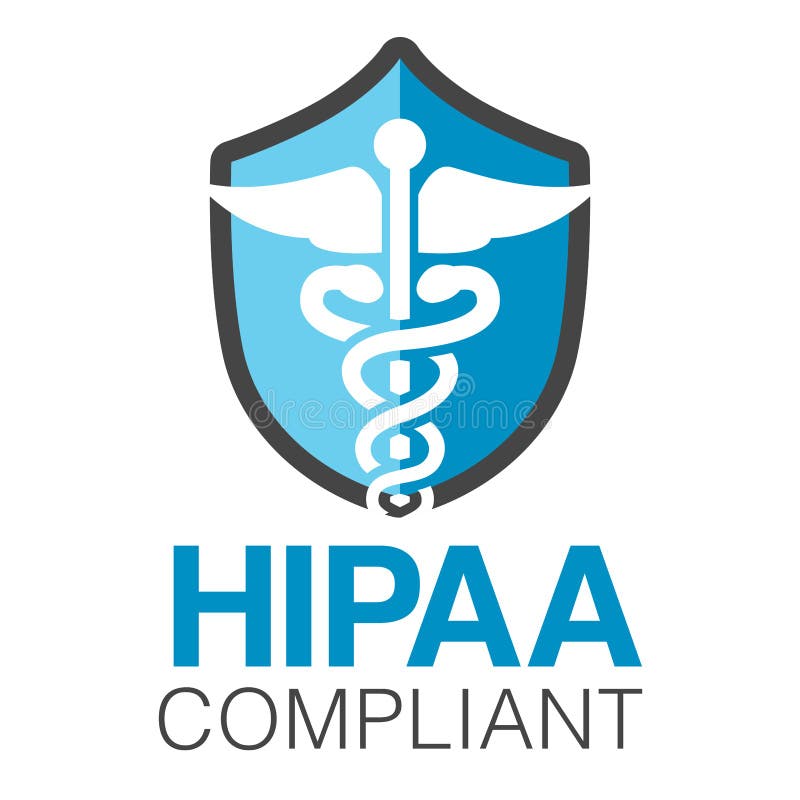 HIPAA Compliance Icon Graphic Stock Vector - Illustration of mark ...