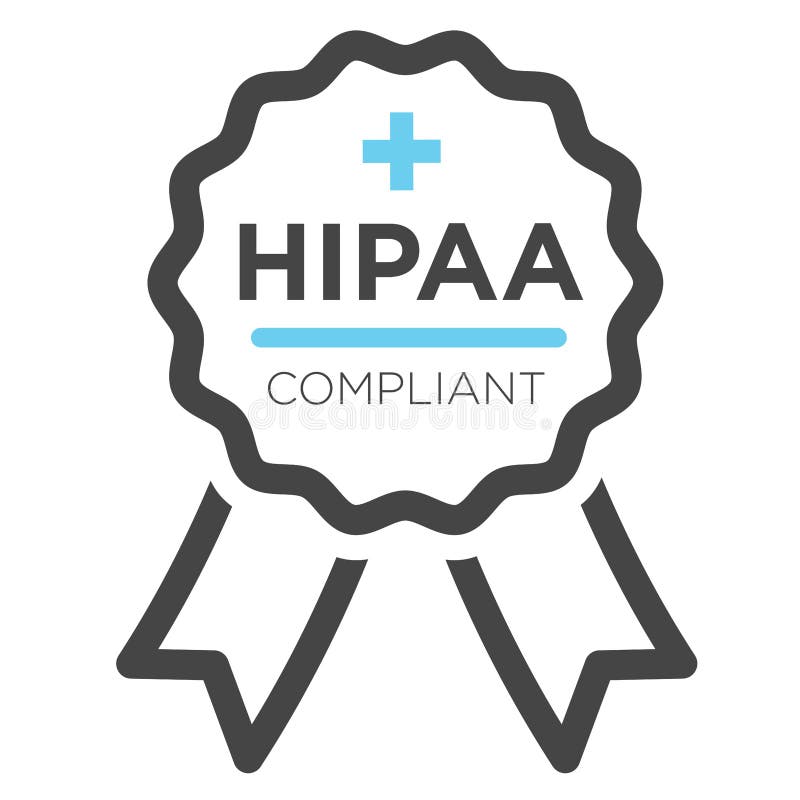 HIPAA Compliance Icon Graphic Stock Vector - Illustration of coverage ...