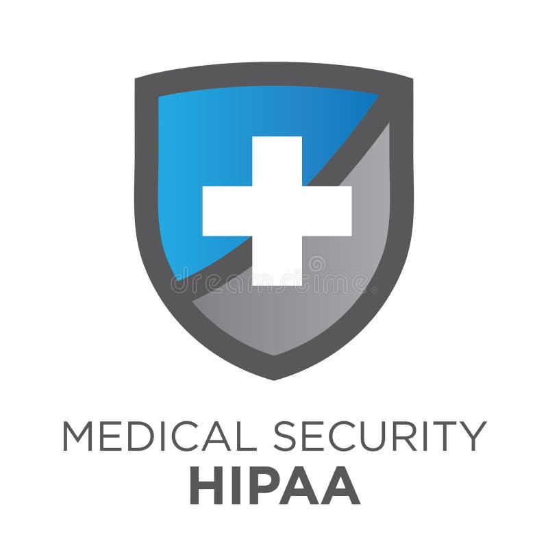 HIPAA Compliance Icon Graphic Stock Vector - Illustration of badge ...