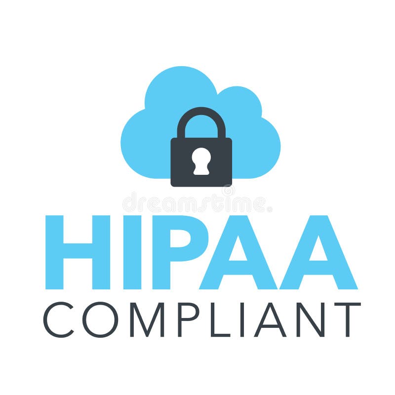 HIPAA Compliance Icon Graphic Stock Vector - Illustration of privacy ...