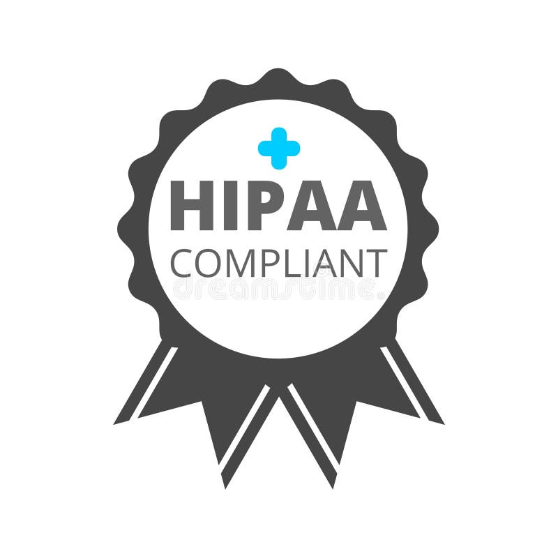 HIPAA Compliance Icon editorial image. Illustration of accountability ...