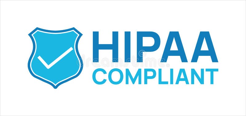 HIPAA Compliance Logo stock vector. Illustration of icon - 172839596