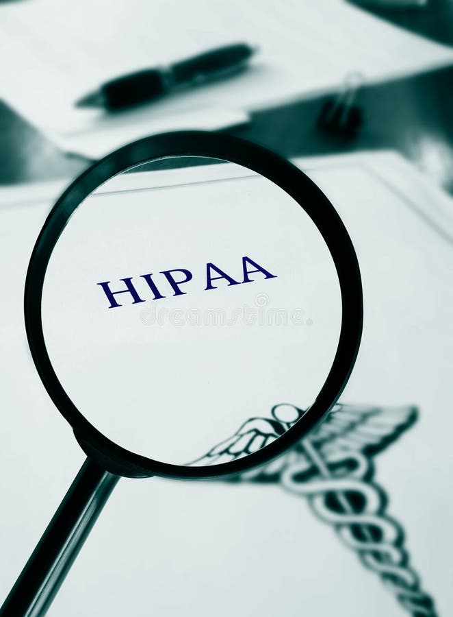 HIPAA document stock photo. Image of paper, regulations - 56403892