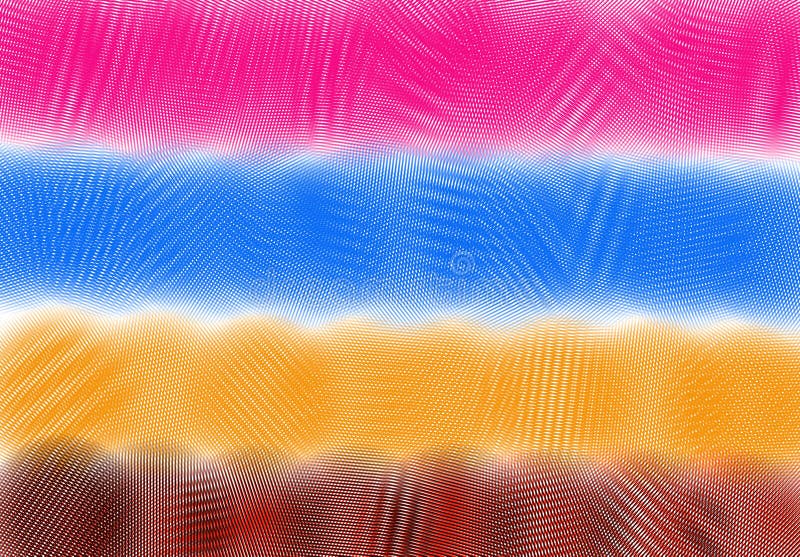 Hipnotic Background in Four Colour Stock Illustration - Illustration of ...
