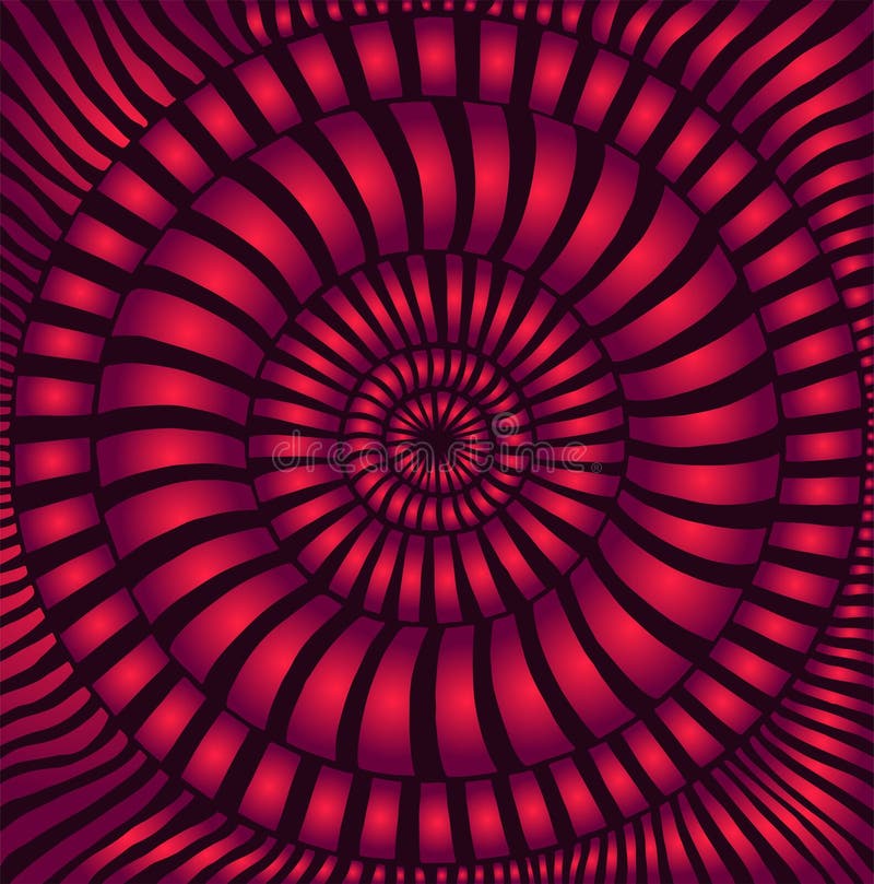 Hipnotic Optical Illusion Abstract Vibrant Pattern with Many Circles of ...