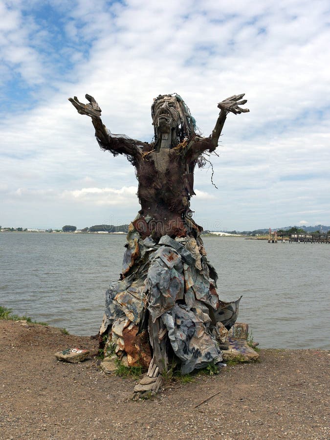 Hippie art stock image. Image of driftwood, metal, water - 14048593