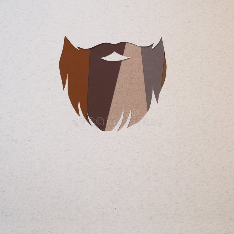 Hippie-Bartdesign stock abbildung. Illustration von hintergrund - 71279553