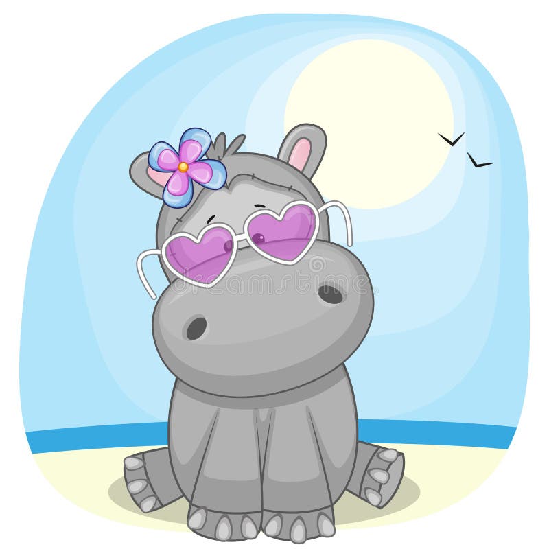 Hippo Beach Stock Illustrations – 622 Hippo Beach Stock Illustrations ...