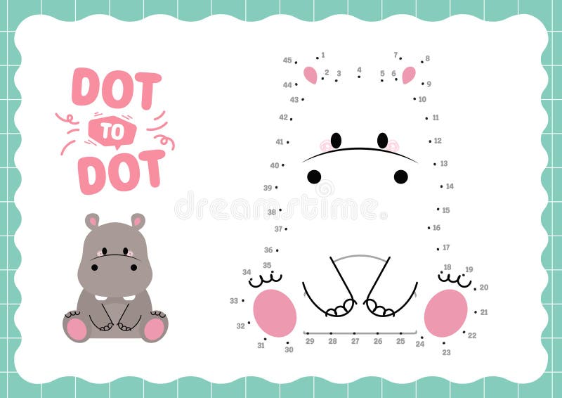 Coloring Connect the Dot To Dots Printable Worksheet for Childrens ...