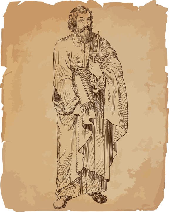 Hippocrates Line Art Portrait, Vector Stock Vector - Illustration of ...