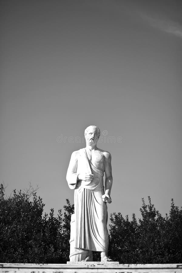 Hippocrates statue stock image. Image of hippocratic - 48821467