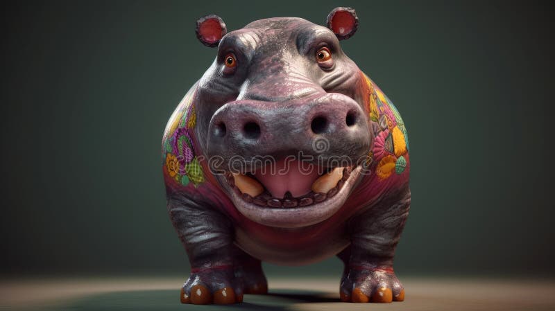 Hippo Fat Cartoon Stock Photos - Free & Royalty-Free Stock Photos from ...