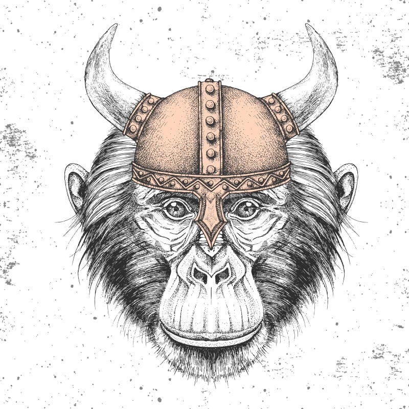 Viking Monkey Stock Illustrations – 73 Viking Monkey Stock ...
