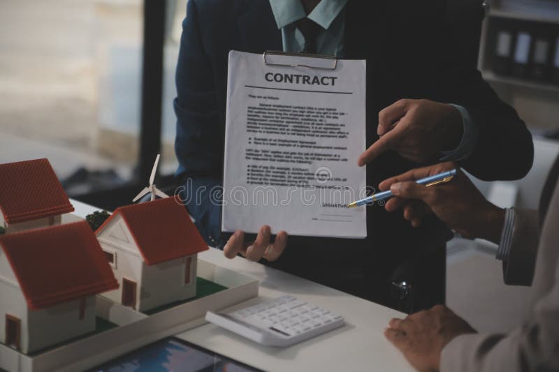 Hipster Business Man and Office Building Owner and Energy Engineer Plan ...