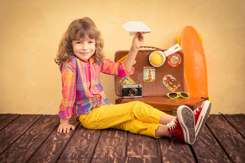 Hipster Child with Skateboard Stock Photo - Image of person, boarding ...