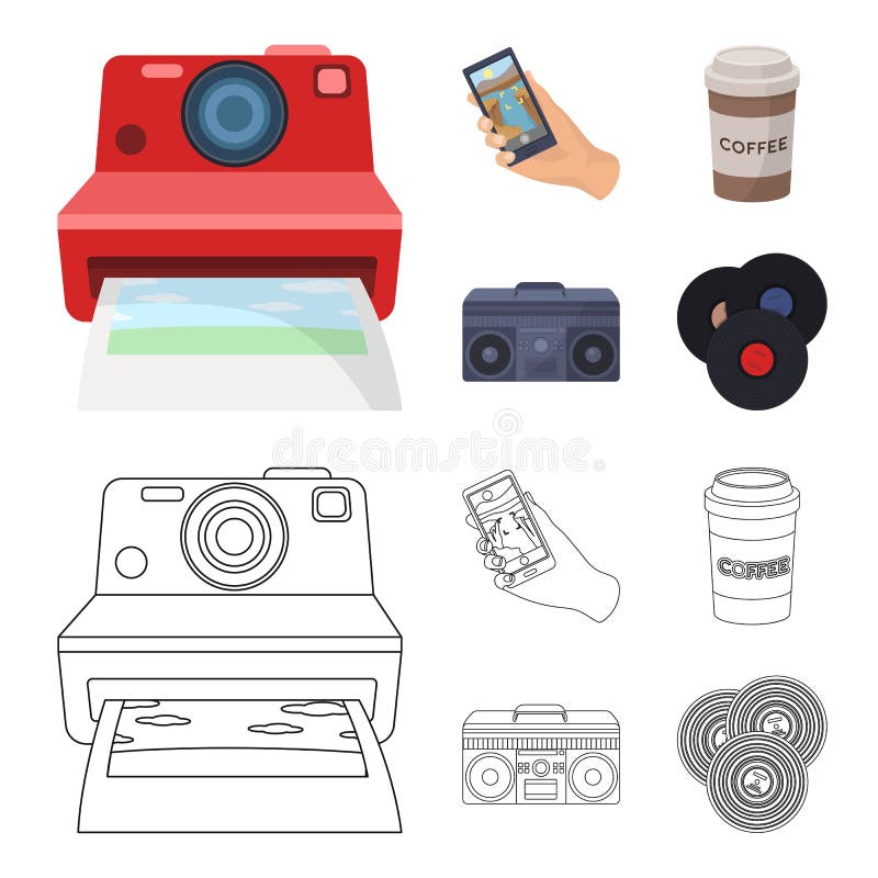 Hipster, Fashion, Style, Subculture .Hipster Style Set Collection Icons ... Hipster, Fashion, Style, Subculture .Hipster Style Set Collection Icons ...